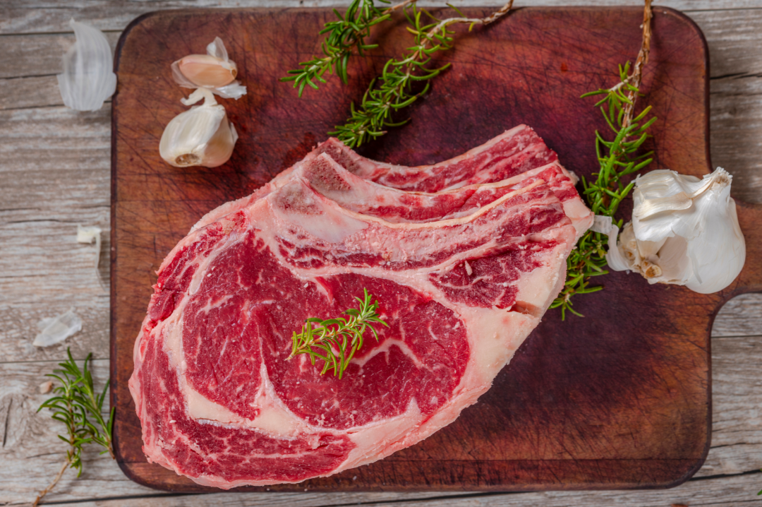 Texas Wagyu Ribeye Steak Bone In – Red Field Ranch